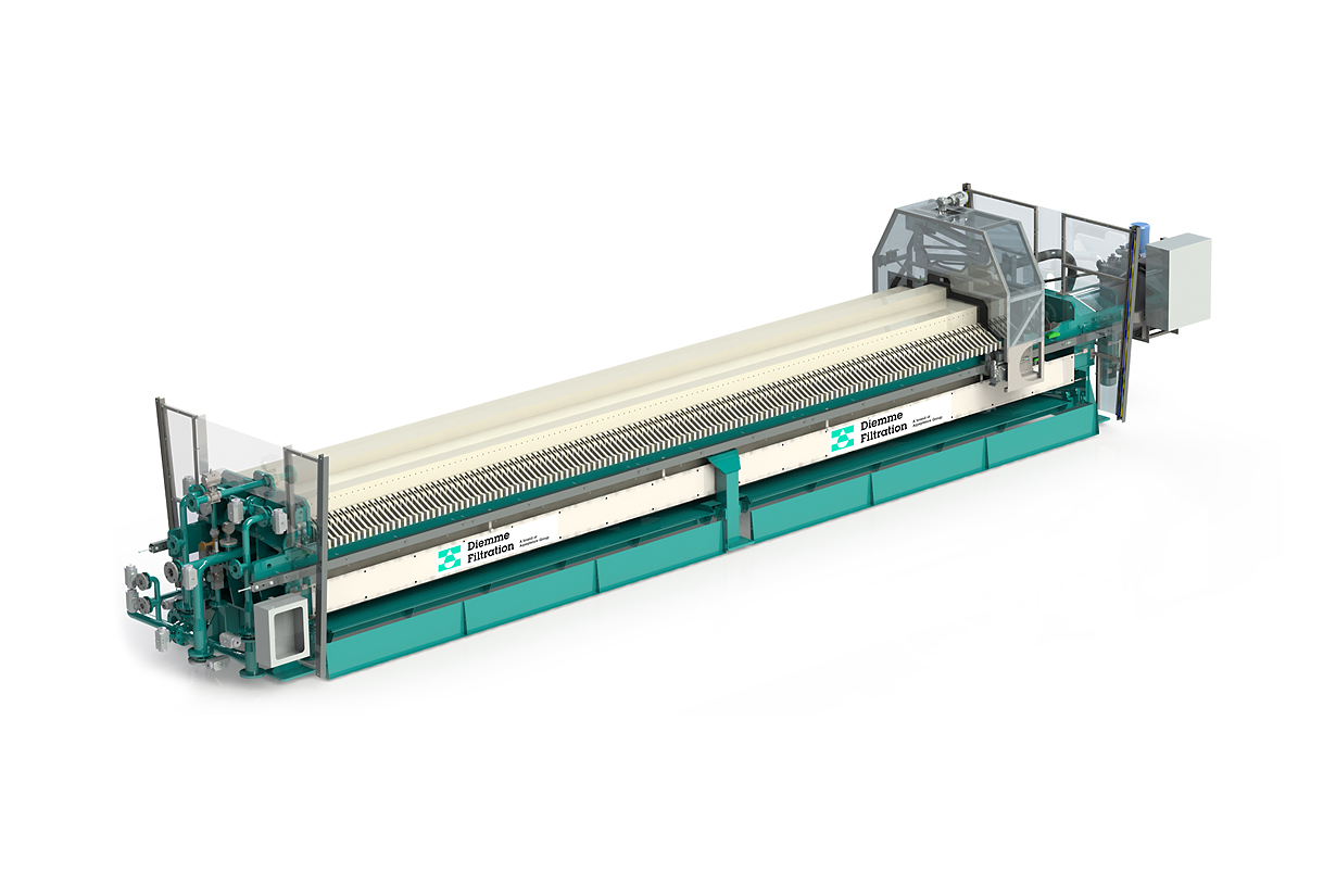 Filter press AUTOMAT for products with reduced filterability