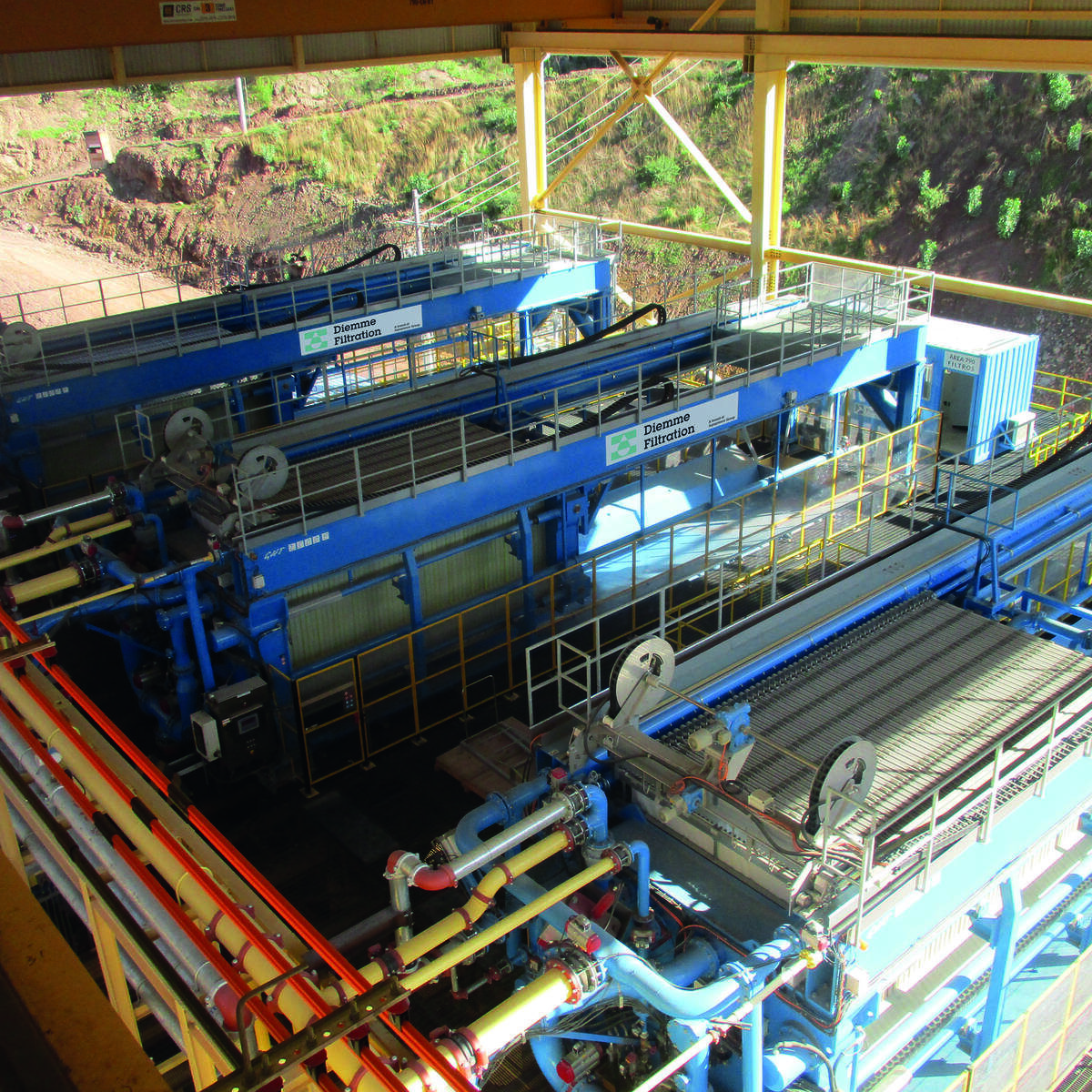 GHT-F filter press, high filterability mining industry» Diemme Filtration