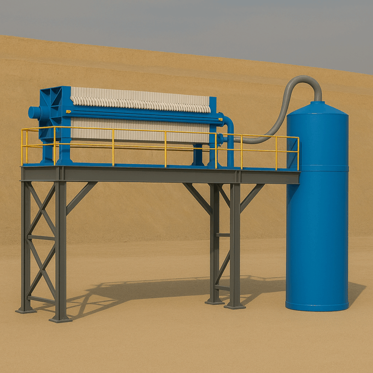 Correct positioning of the filtrate tank » Diemme Filtration